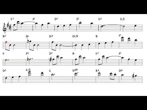 Emily Johnny Mandel 1964 Tenor Sax - YouTube