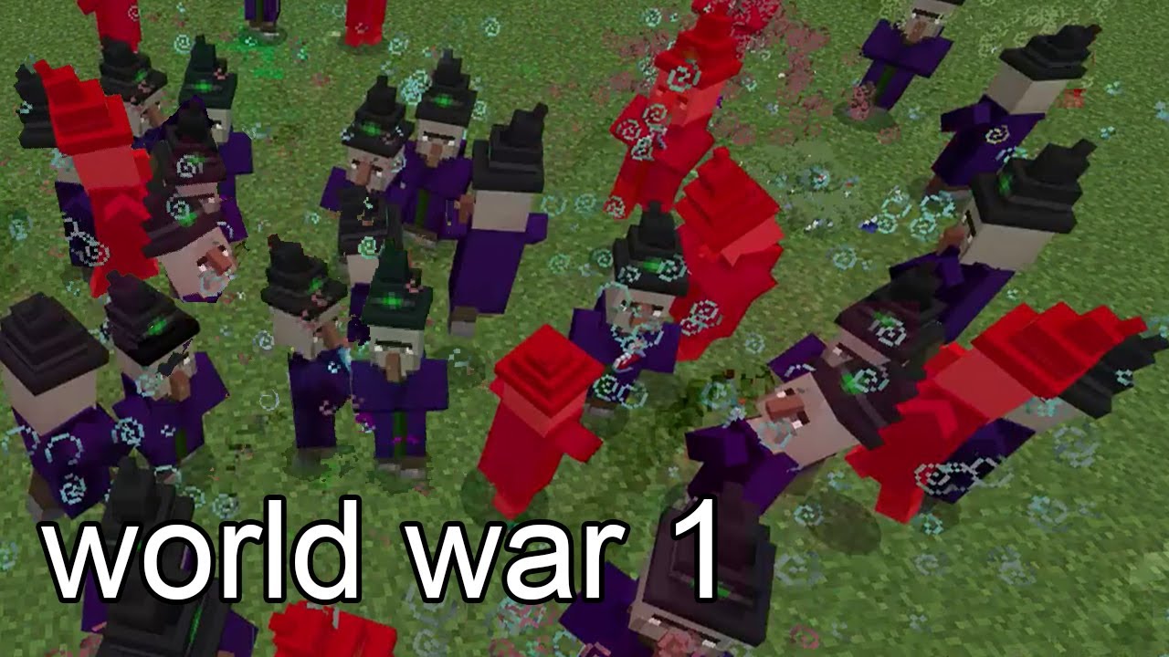 war portrayed by minecraft - YouTube
