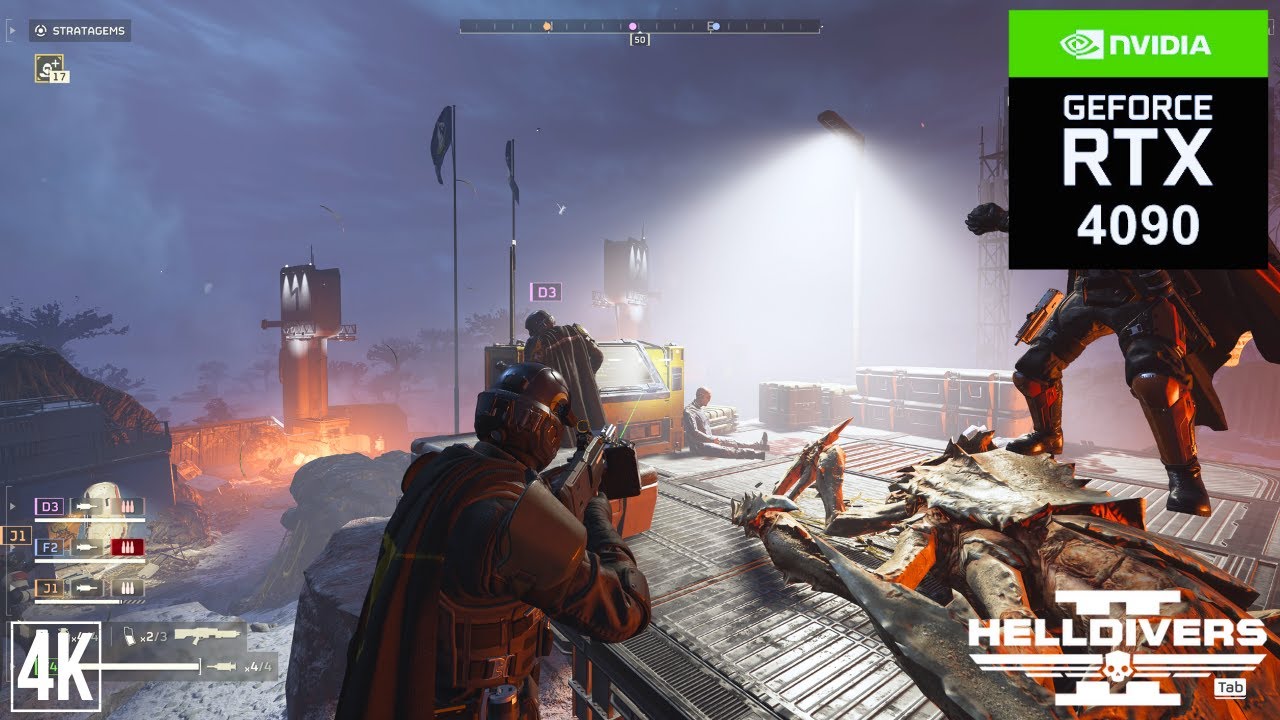 HELLDIVERS 2: TURING on RTX 4090 24GB (4K Maximum Graphics) - YouTube