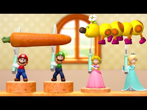 All Rhythm Minigames Mastered! Super Mario Party Jamboree   Mario vs Luigi vs Peach vs Rosalina