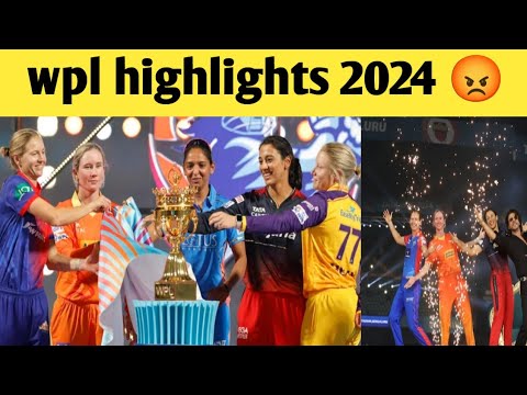 wpl | women ipl 2024 highlights (women premier league) - YouTube