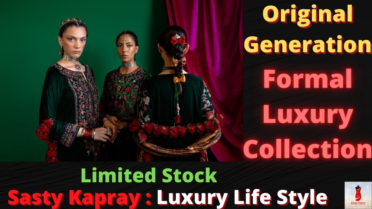 Generation Luxury Collection I Embroidery Winter Collection I Pret Wear ...