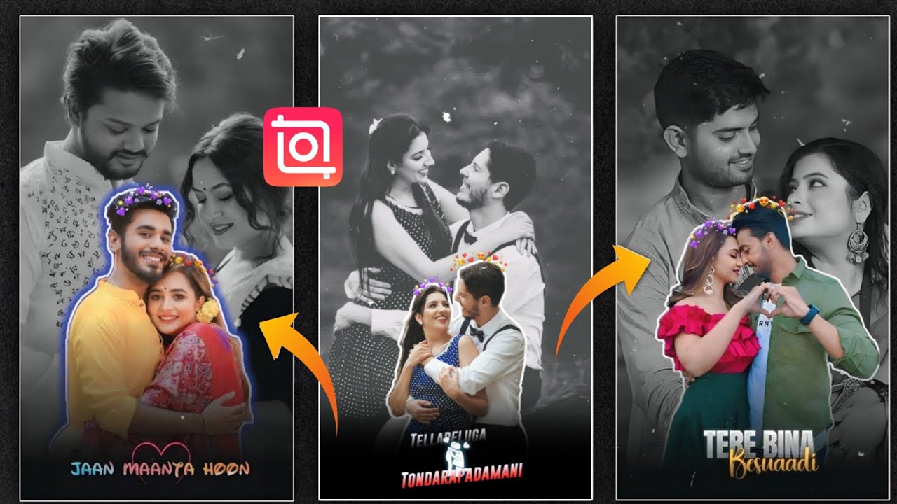 New Trending Couples Photo Video Editing inshot | inshot video editing ...