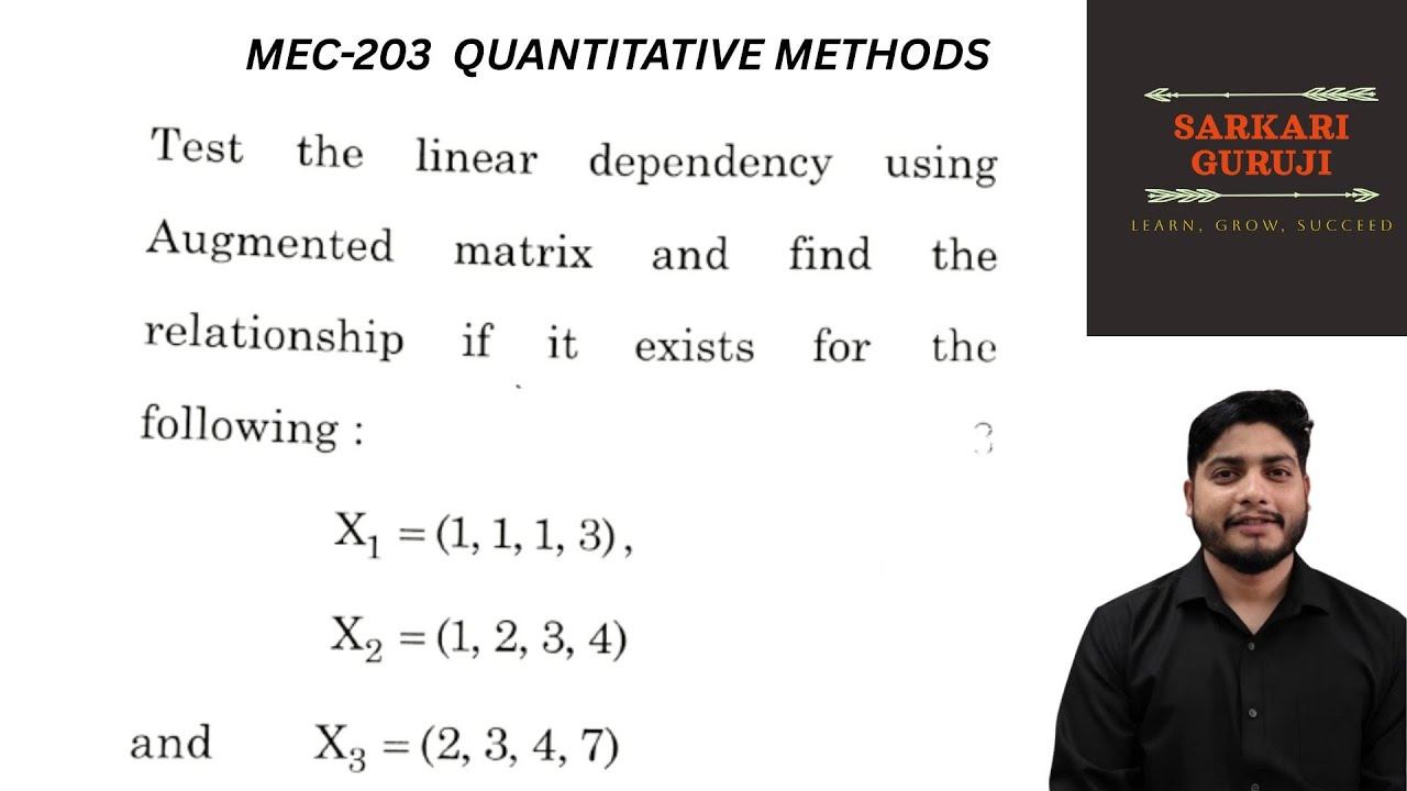 Linearly Dependent & Independent Vectors | सबसे आसान Explanation ...