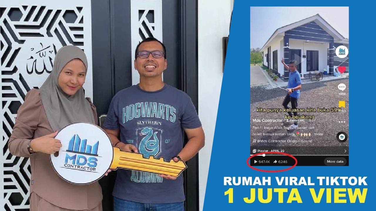 RUMAH VIRAL TIKTOK 1 JUTA VIEW - YouTube