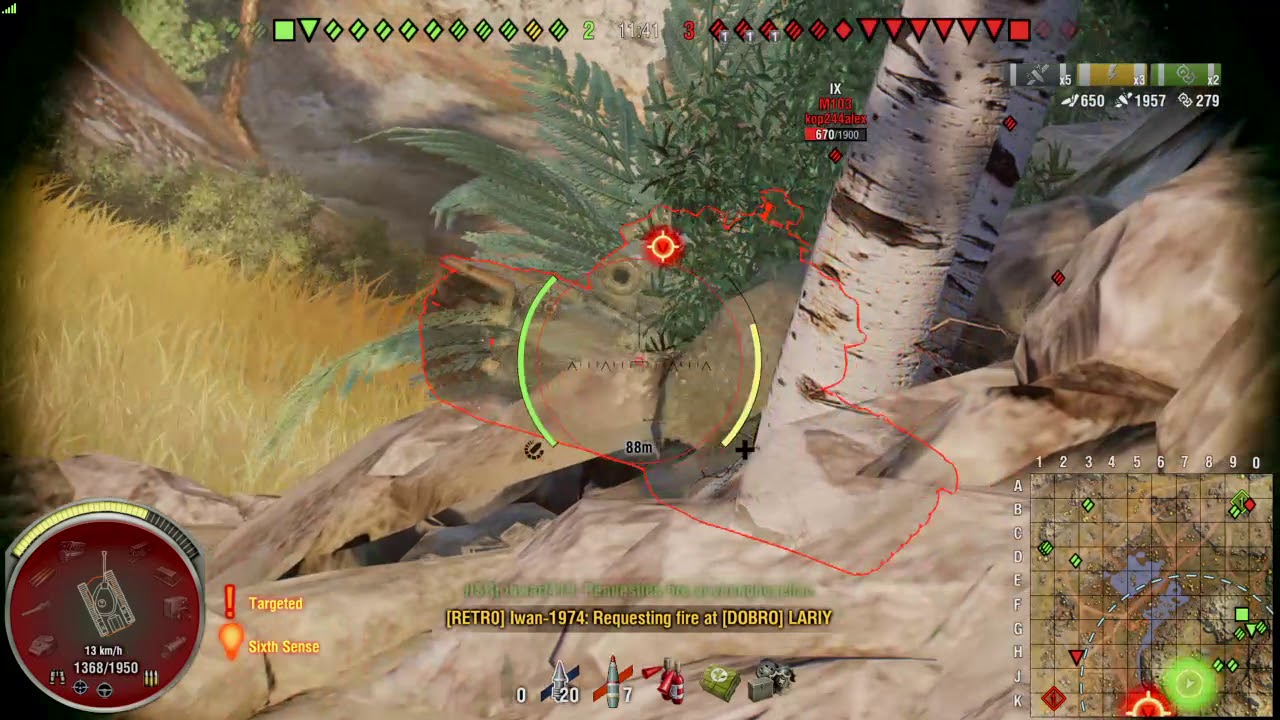 Conqueror, 2nd Mark with Swindle rounds - YouTube