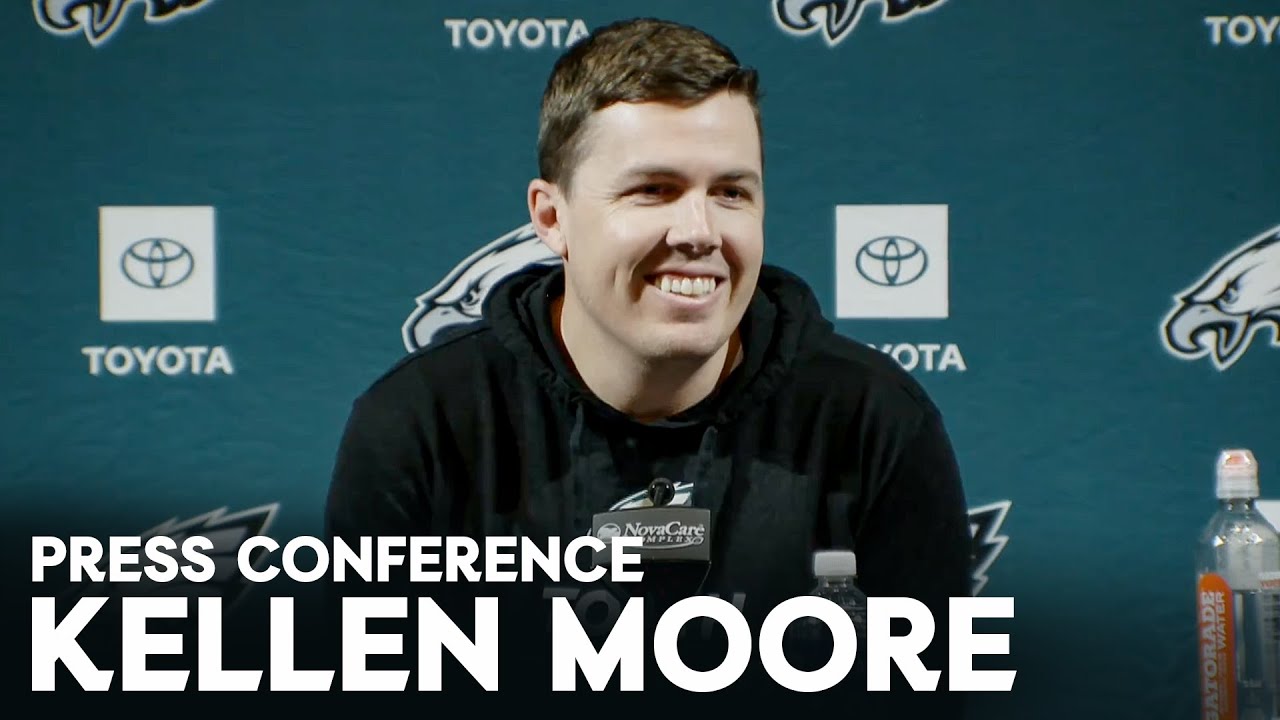 Eagles Press Conference: Kellen Moore | January 14, 2025 - YouTube