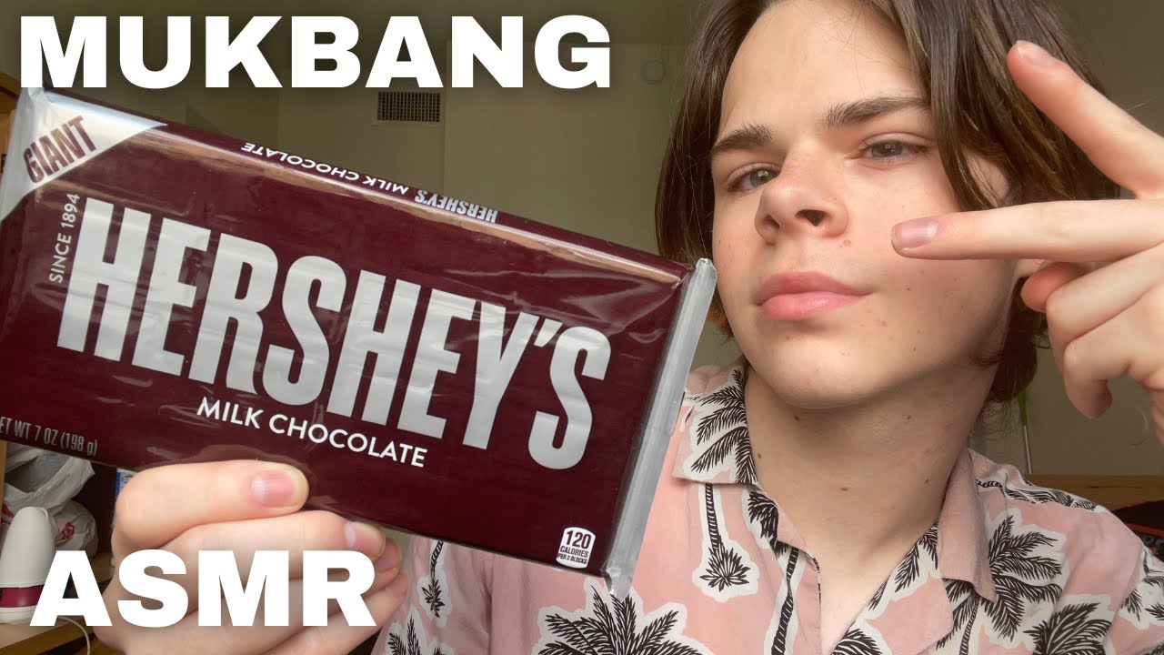 ASMR Herseys Chocolate Mukbang [ No Talking ] - YouTube