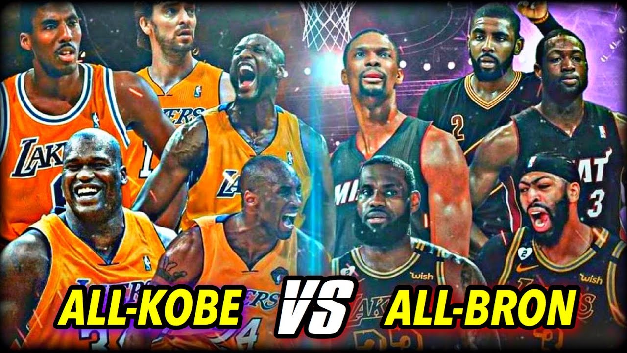 The All-KOBE Team vs All-LEBRON Team... who wins this Championship ...