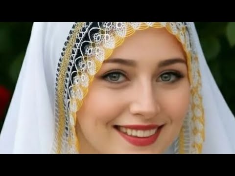 Elegant Arabian Desert Beauty | Traditional Hijab & Niqab Fashion | Cinematic 4K