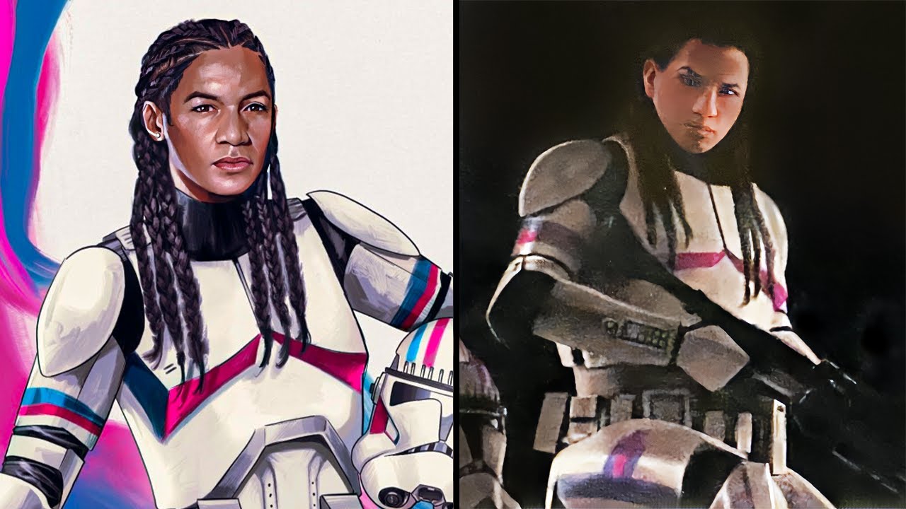 A Nova Clone Trooper TRANS de Star Wars - YouTube