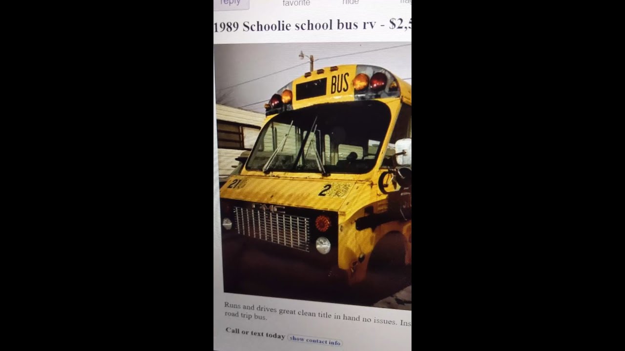 1989 Carpenter Cadet - Bus Stuff For Sale - YouTube