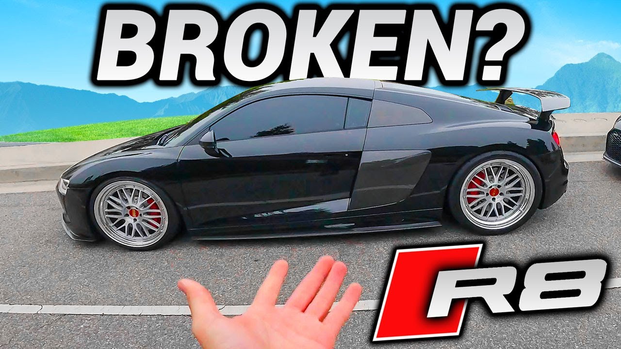YOU WON'T BELIEVE WHAT HAPPENED TO MY AUDI R8... Broken??? - YouTube