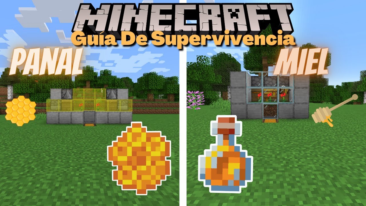 Como Hacer Granja De Panal Y Miel Automática - Minecraft Guía De ...
