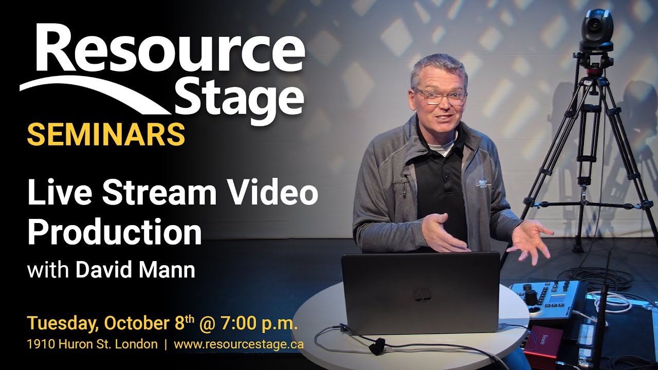 Live Stream Video Production with Dave Mann - YouTube
