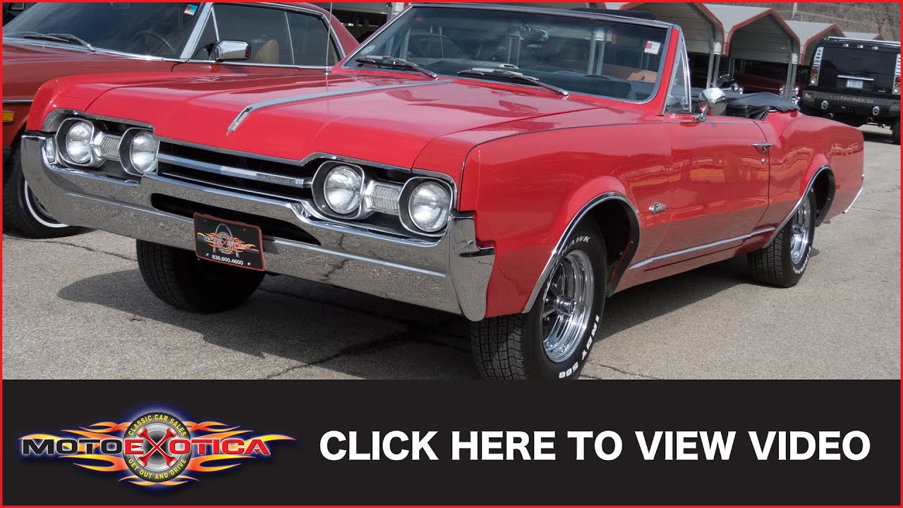 1967 Oldsmobile Cutlass Convertible (SOLD) - YouTube