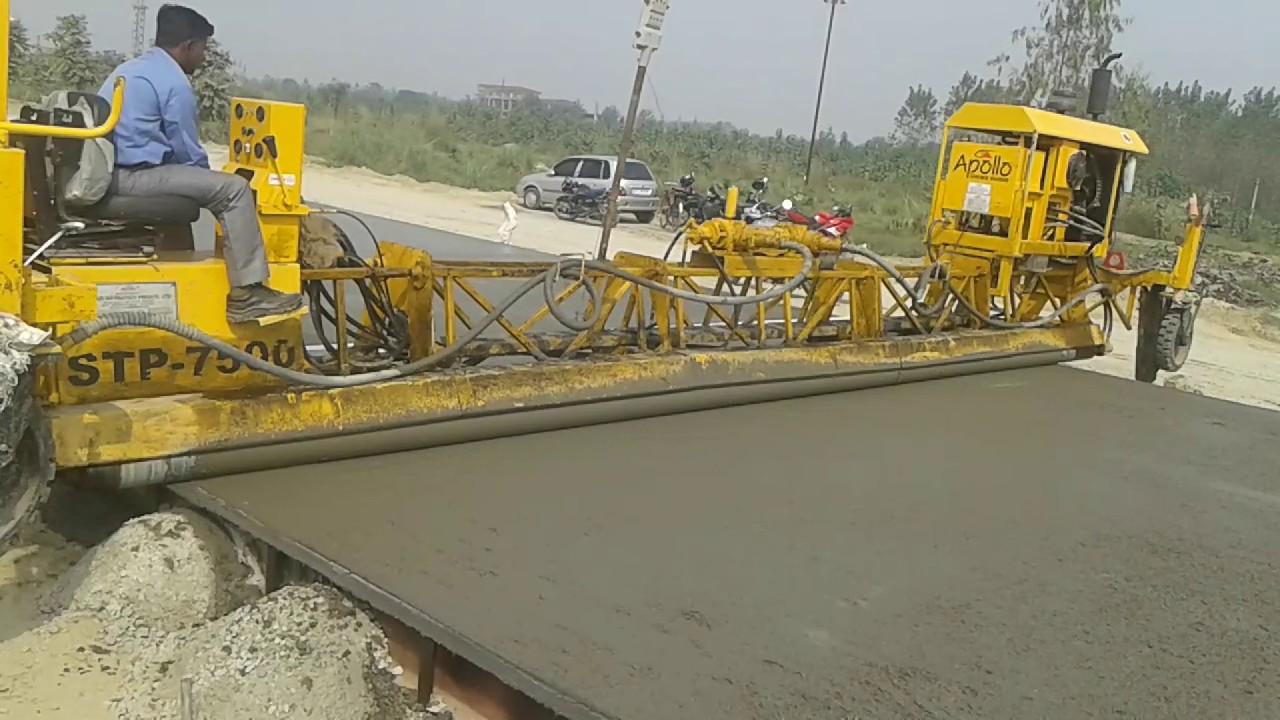 R.C.C ROAD CONSTRUCTION - YouTube