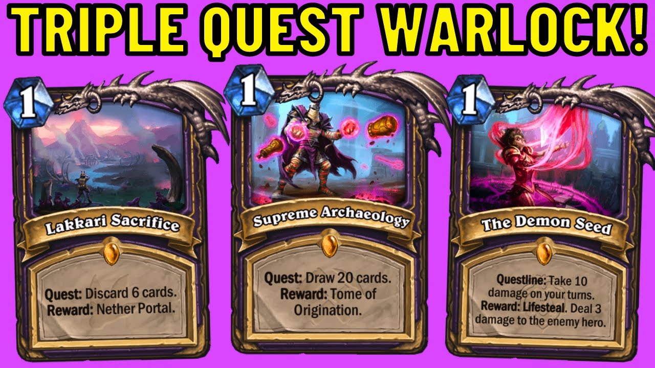 TRIPLE Quest Warlock?! Is That Even POSSIBLE? - YouTube