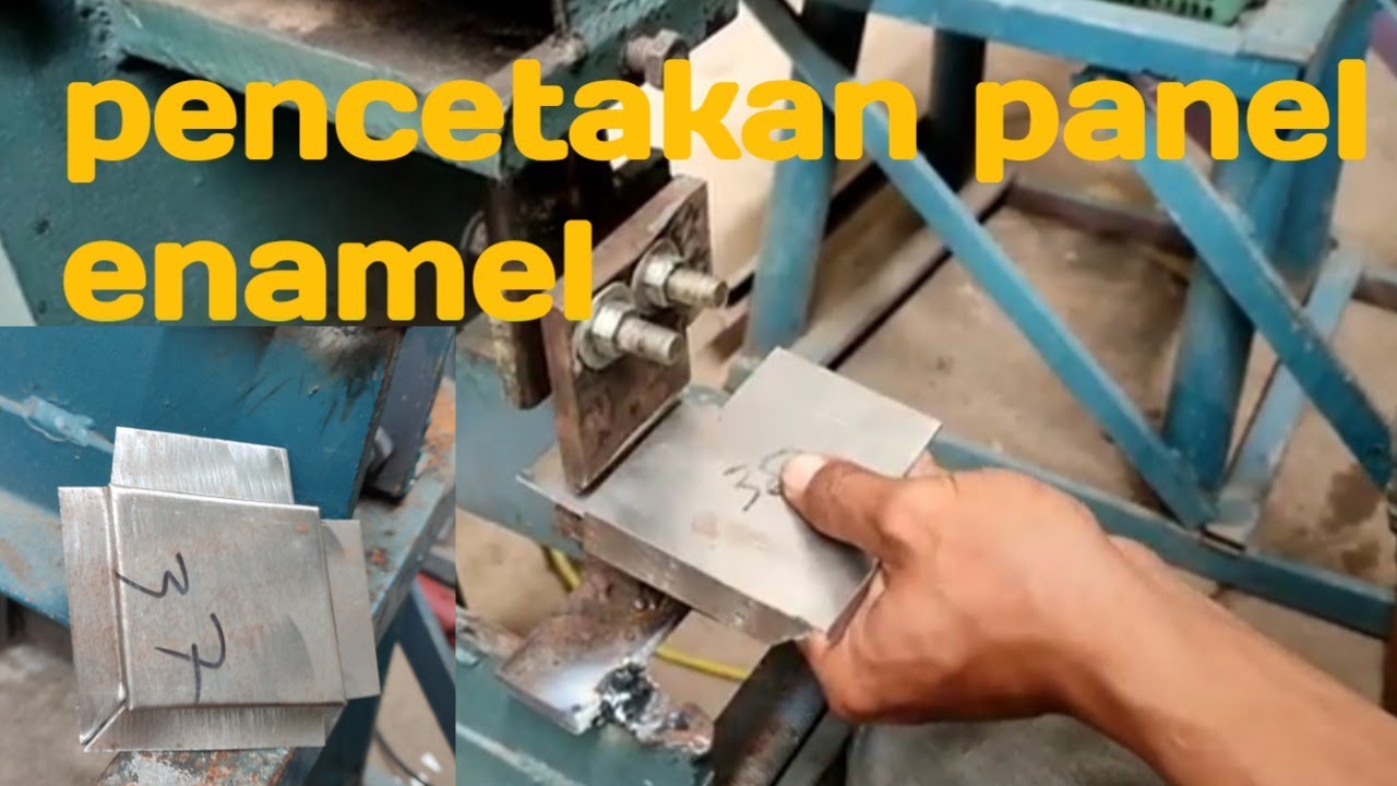 pencetakan panel enamel kubah masjid - YouTube