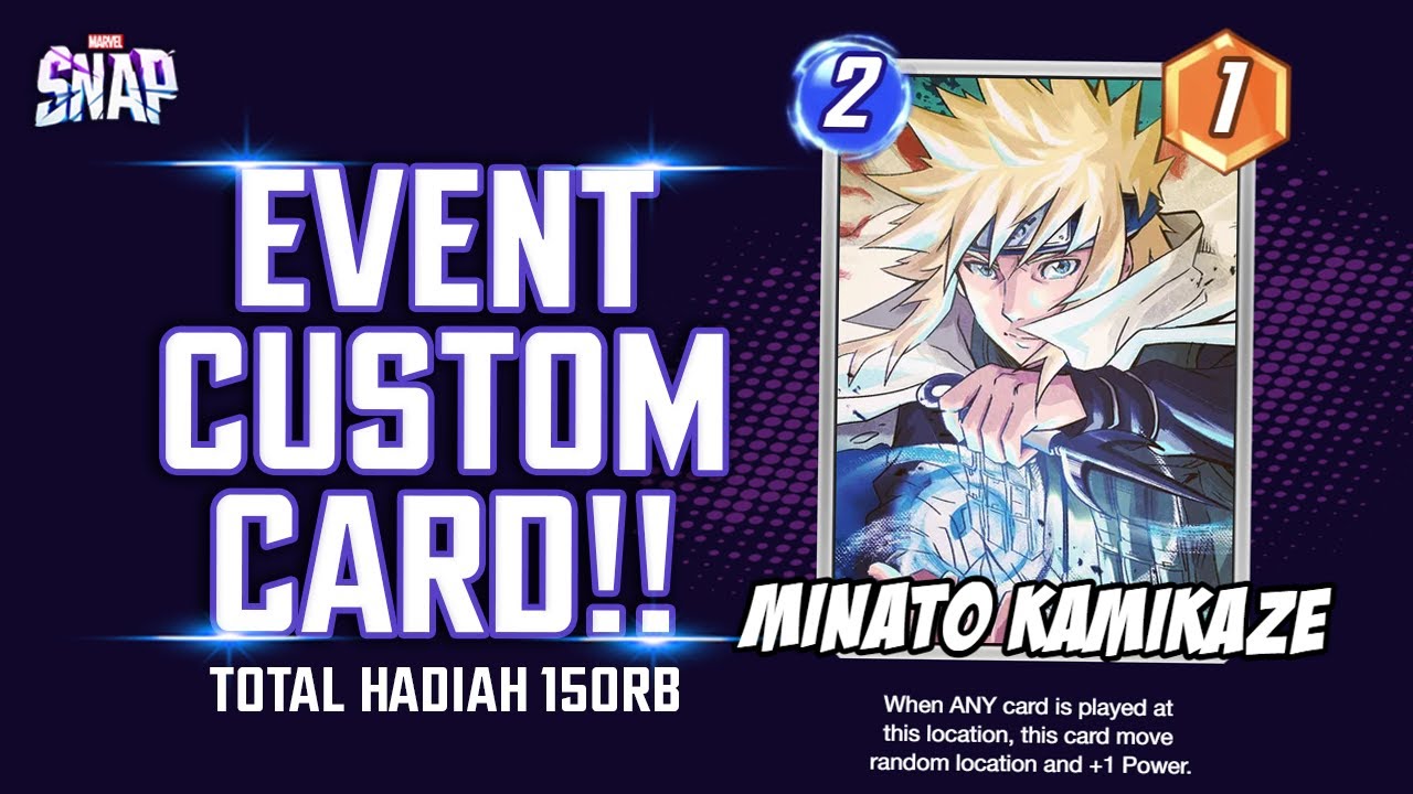 EVENT CUSTOM CARD MARVEL SNAP DIMULAI!! TOTAL HADIAH 150 RB | MARVEL ...