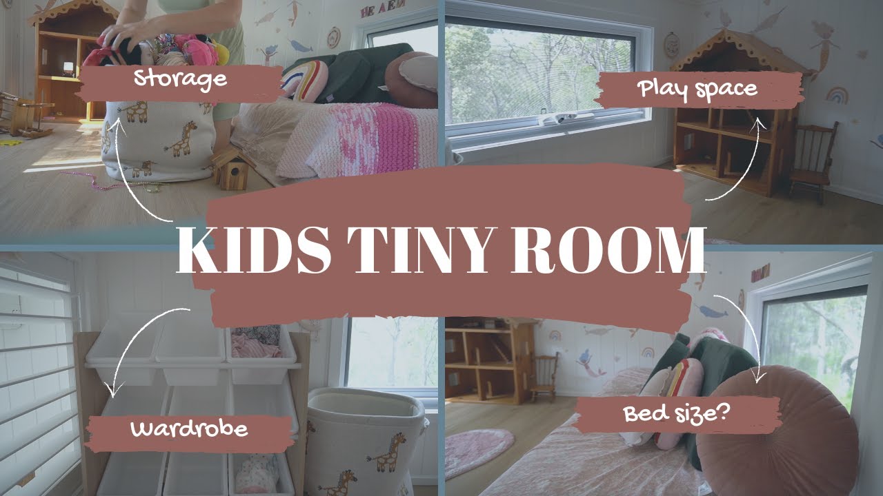 TINY HOUSE KIDS ROOM TOUR | Tiny house bedroom | Kids tiny room | Tiny ...