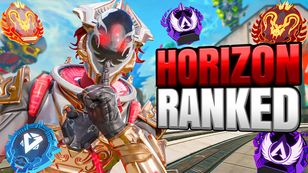 High Level Horizon Ranked Gameplay - Apex Legends (No Commentary) - YouTube
