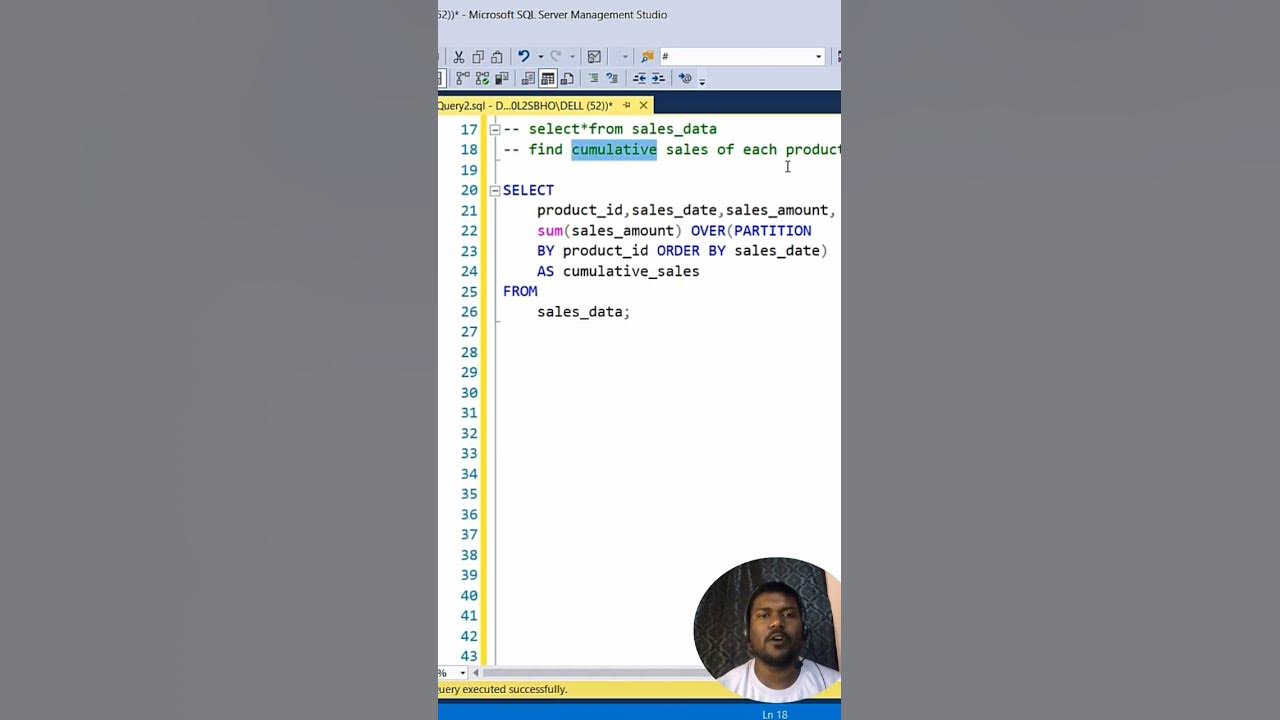 How To Find Running Sum In SQL Server database sql data shorts how-to-find-running-sum-in-sql-server-database-sql-data-shorts