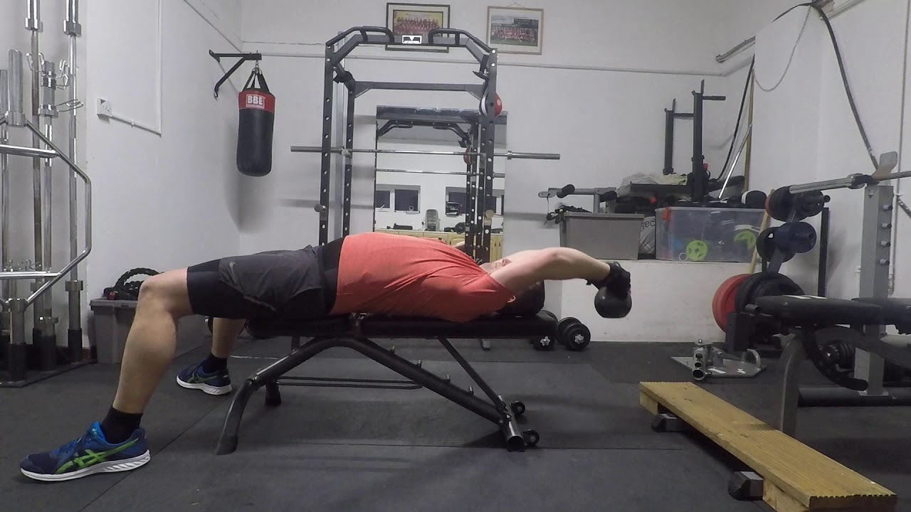 Kettlebell Bench Pullover - YouTube