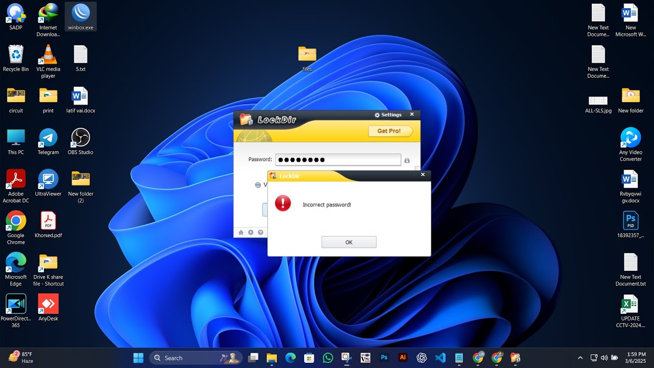 How to recover Lockdir locked files without password - YouTube