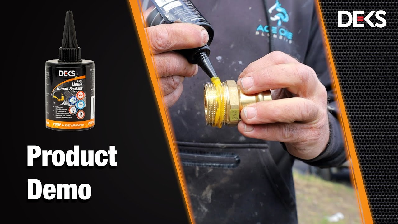 DEKS Liquid Thread Sealant 50ml - TS50 - Product Demo - Ace One ...