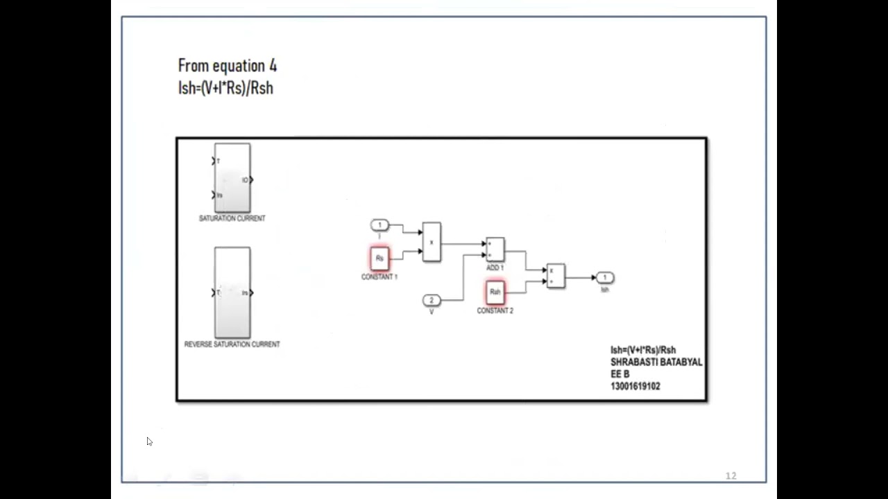 PROJECT ON MATHEMATICAL MODELLING OF SOLAR PV MODULE - YouTube
