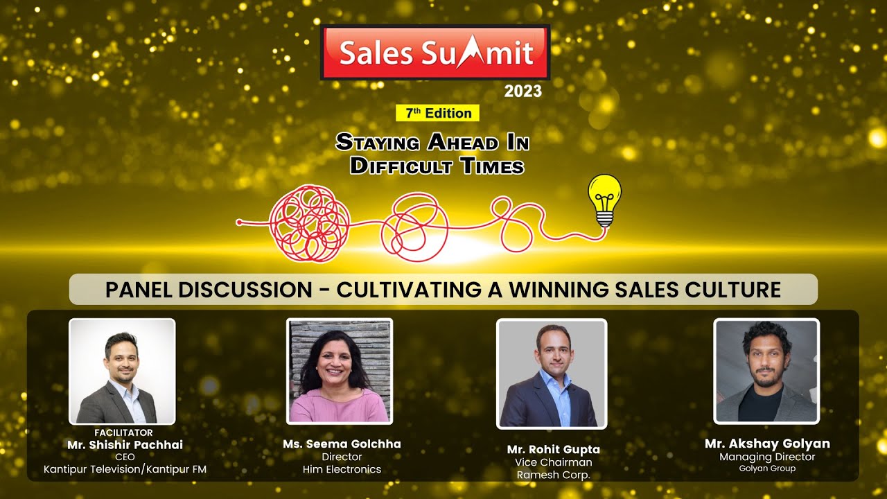 Cultivating a Winning Sales Culture - Session III | Sales Summit 2023 ...