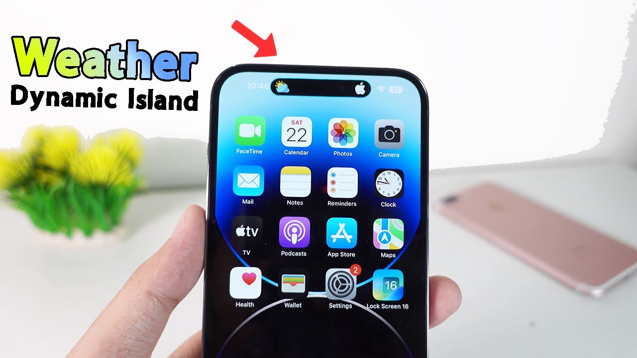 Add Weather to Dynamic Island - CUSTOMIZE iPHONE 14 PRO/MAX - YouTube