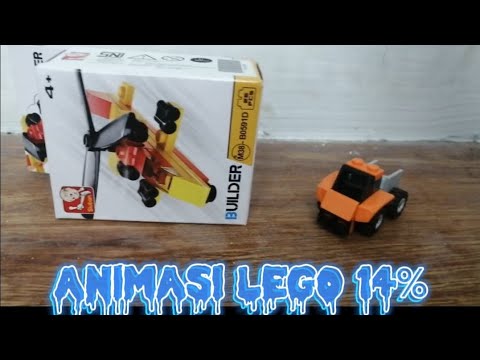 animasi lego 14% - YouTube