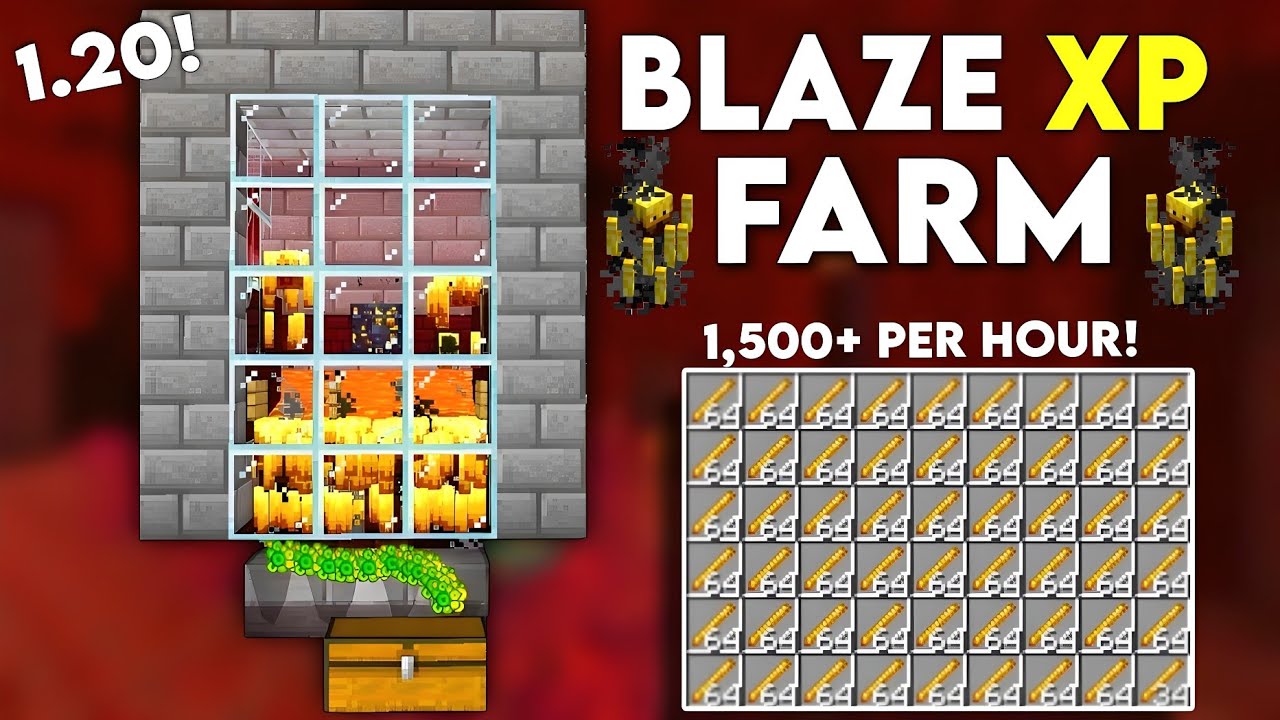Easiest Blaze Farm In Minecraft Bedrock Edition 1.20! (MCPE/XBOX/PS4 ...