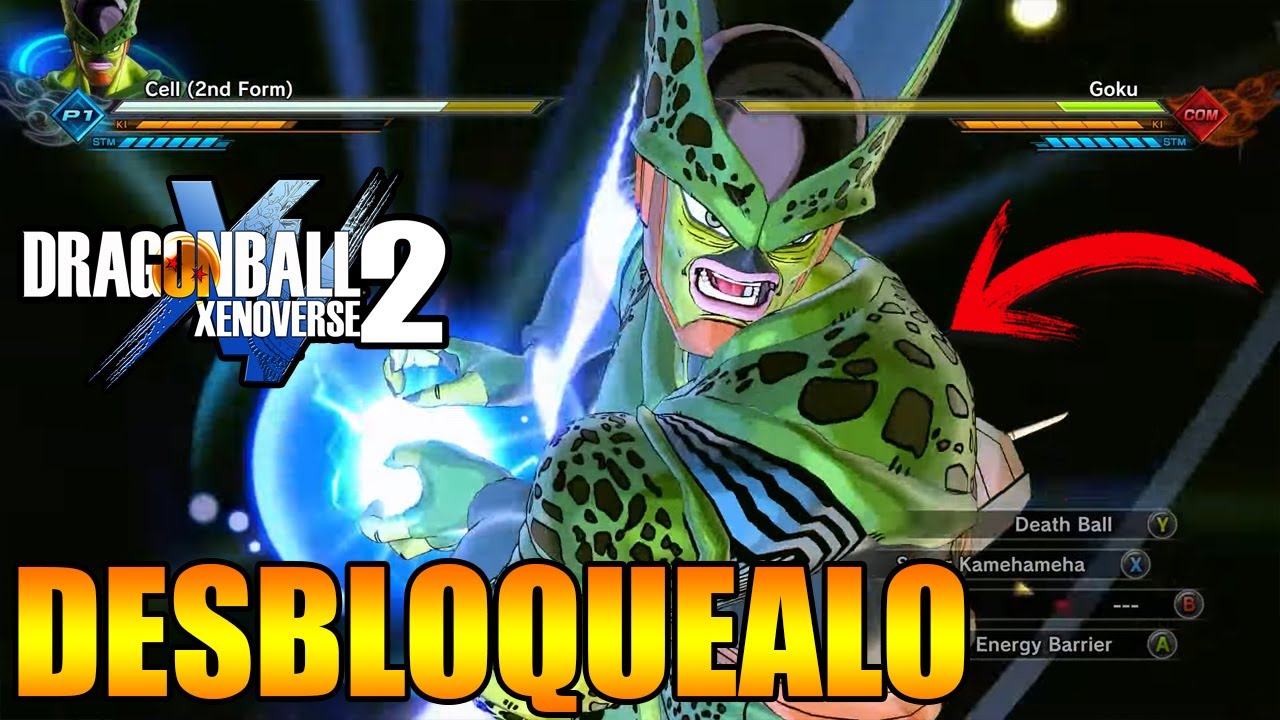 DRAGON BALL XENOVERSE 2 COMO DESBLOQUEAR A CELL SEGUNDA FORMA GRATIS ...