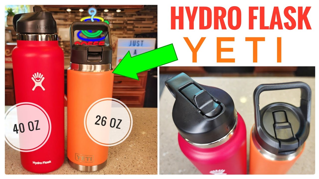 YETI Vs Hydro Flask Water Bottle Comparison YouTube YETI Vs Hydro Flask Water Bottle Comparison YouTube