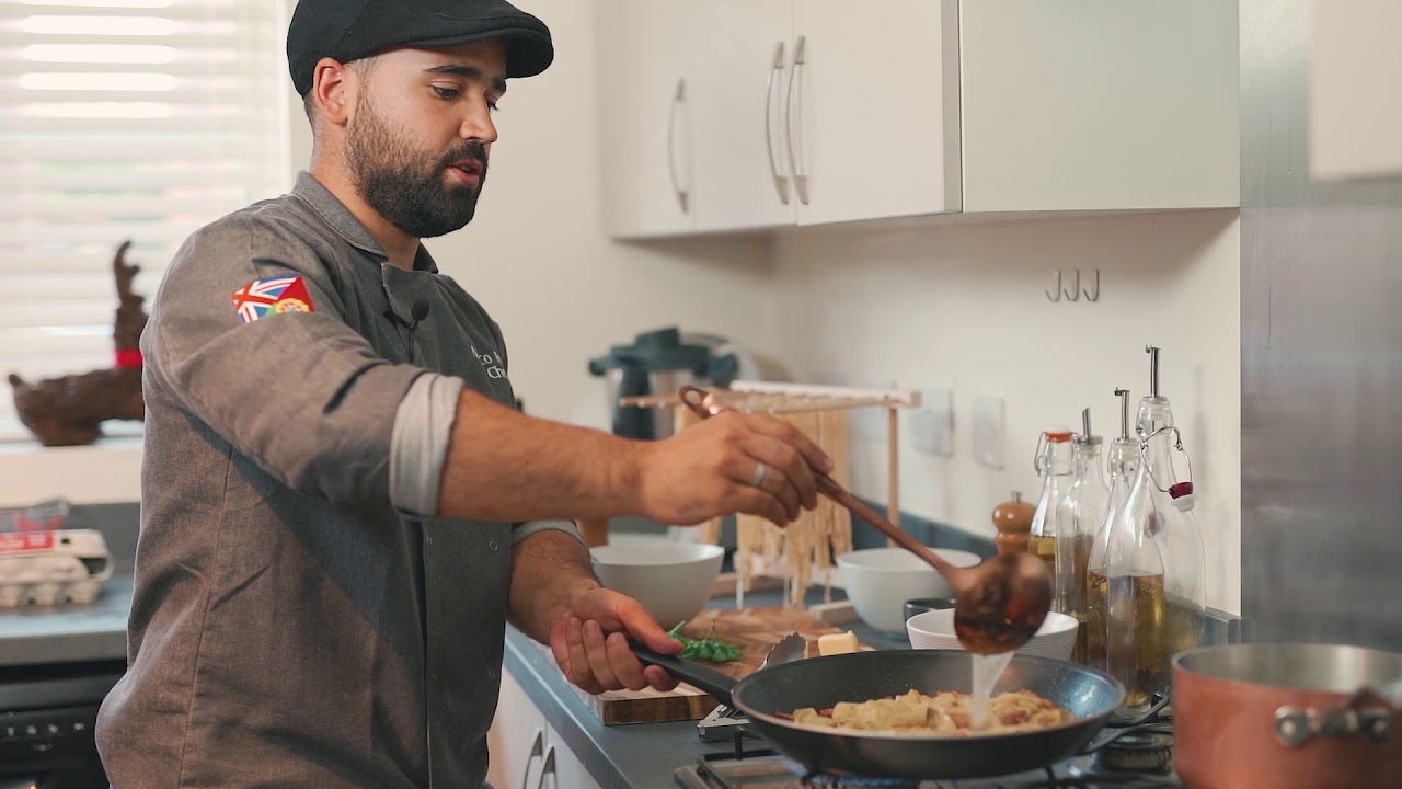 #ChefMarco Carbonara Pasta with Chef Marco S1 E2 - YouTube
