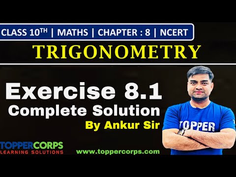 Trigonometry Class 10 Exercise 8.1 | Basic Concepts Of Trigonometry | Divyakirthi Sir PW JEE ...