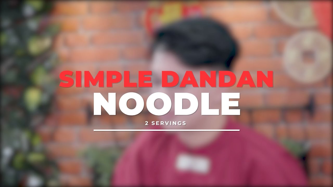 URAI Kitchen 2023 - Simple Dandan Noodle - YouTube