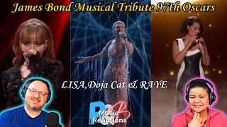 Singer Reacts To James Bond Tribute Lisa Doja Cat And Raye 2025 Oscars ...