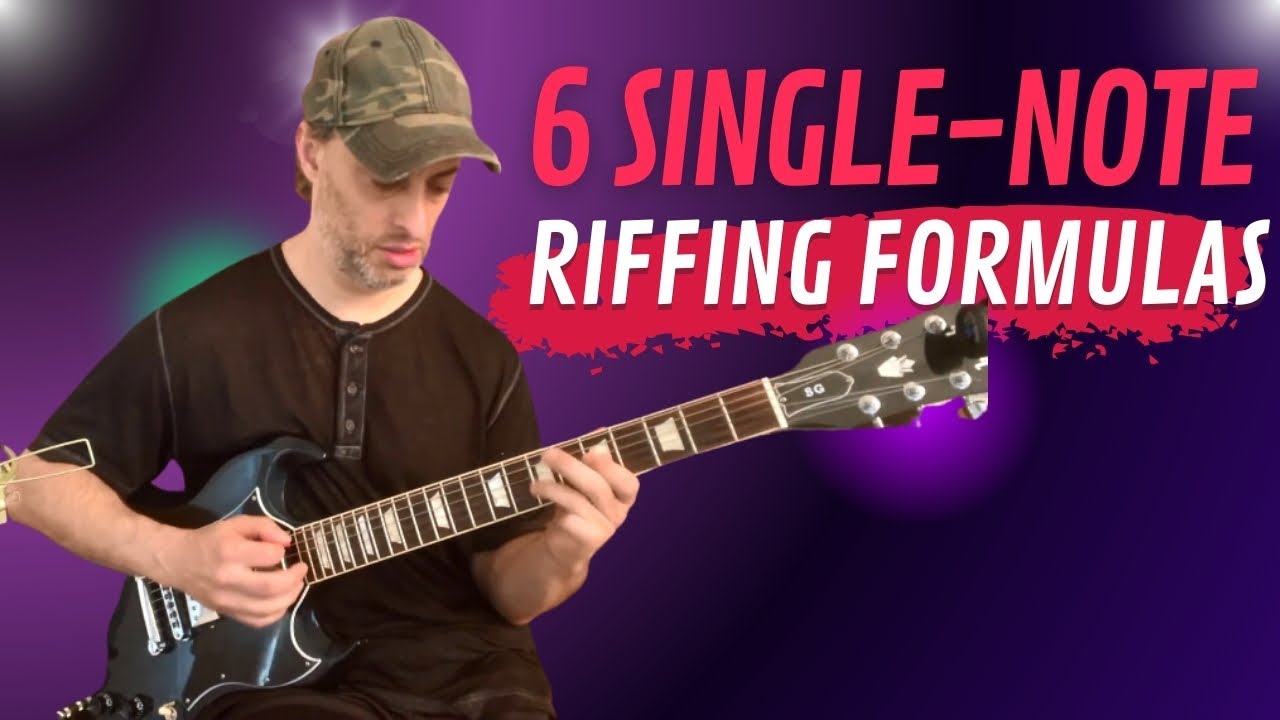 (Blues Rhythm Guitar Techniques) 6 Single-Note Blues Riffing Formulas ...