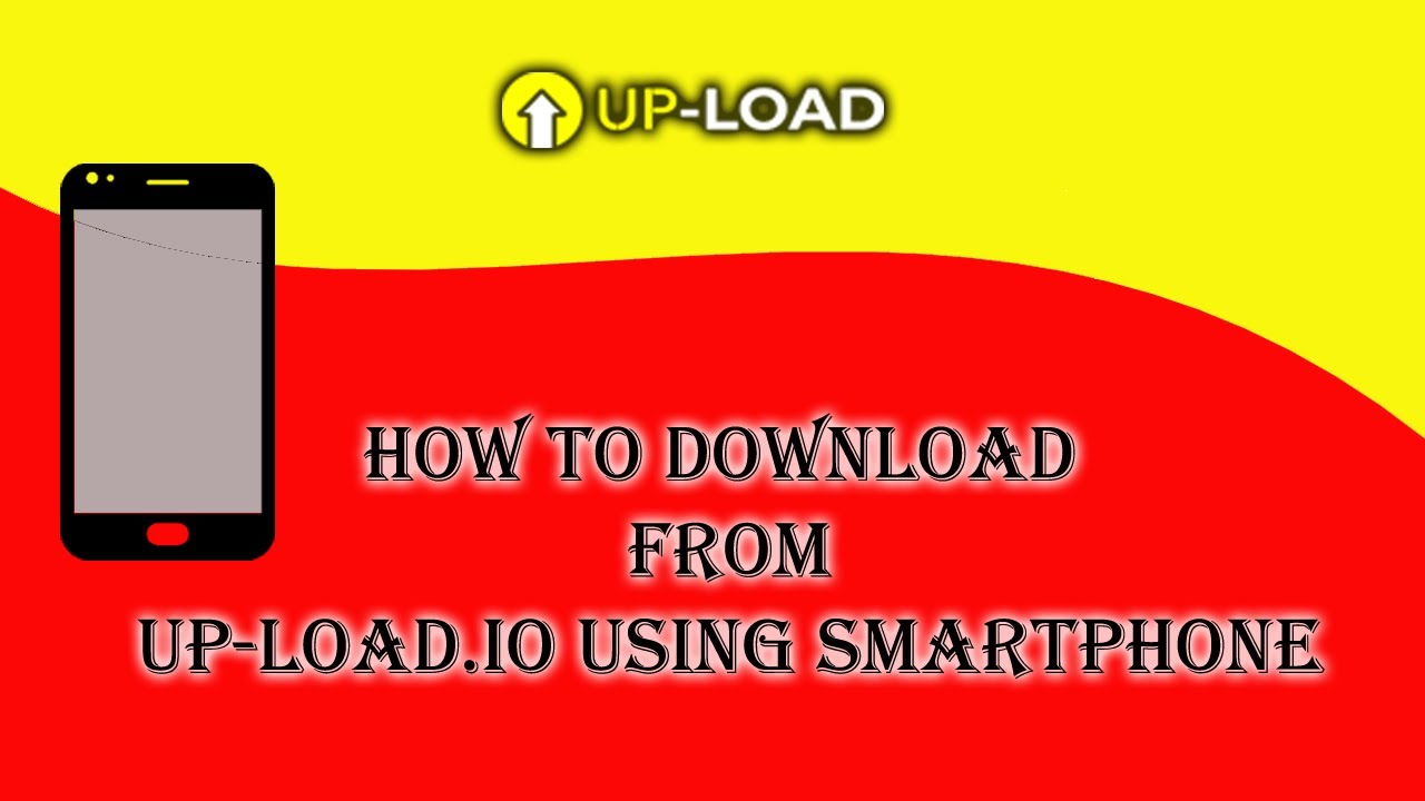 How to download file from " up-load.io" using Smartphone - YouTube