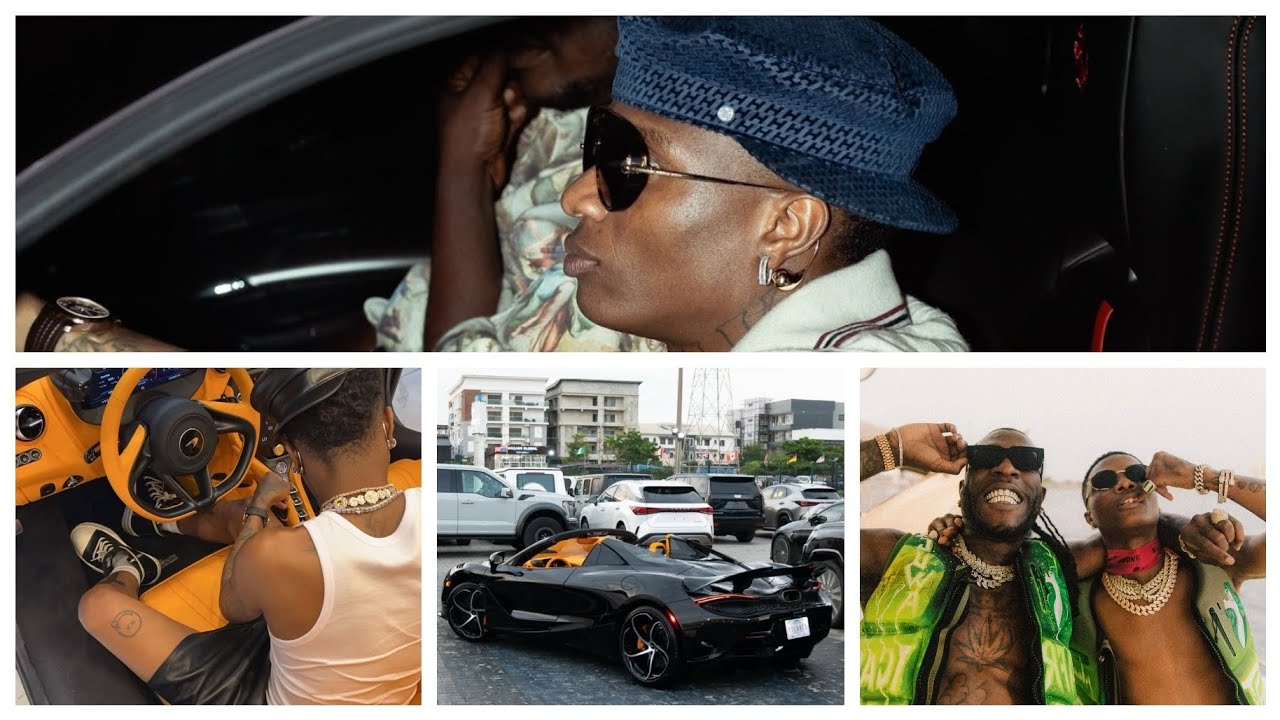 WizKid Buys N1.5b McLaren 750s MSO as Burnaboy Buys His Friend a Tesla ...