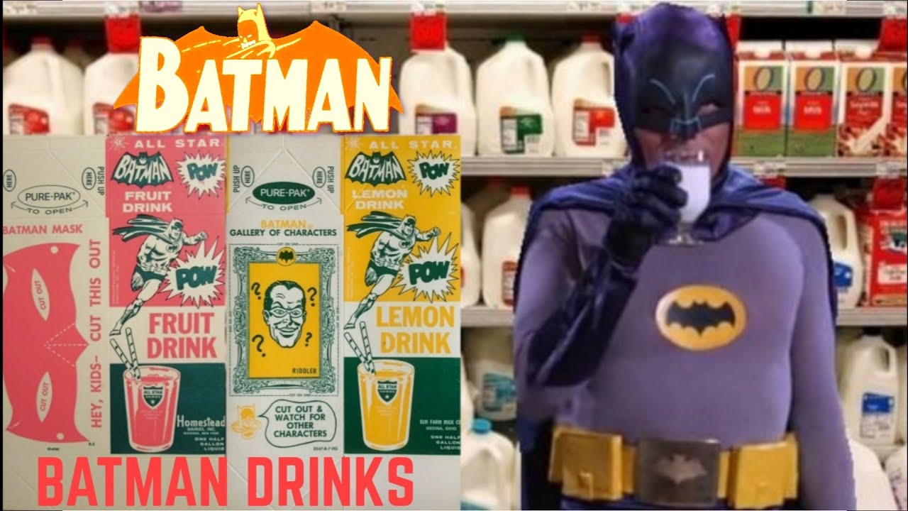 1966 BATMAN DRINKS ☆ALL STAR☆ #BatmanTVSeries #BatmanToys - YouTube