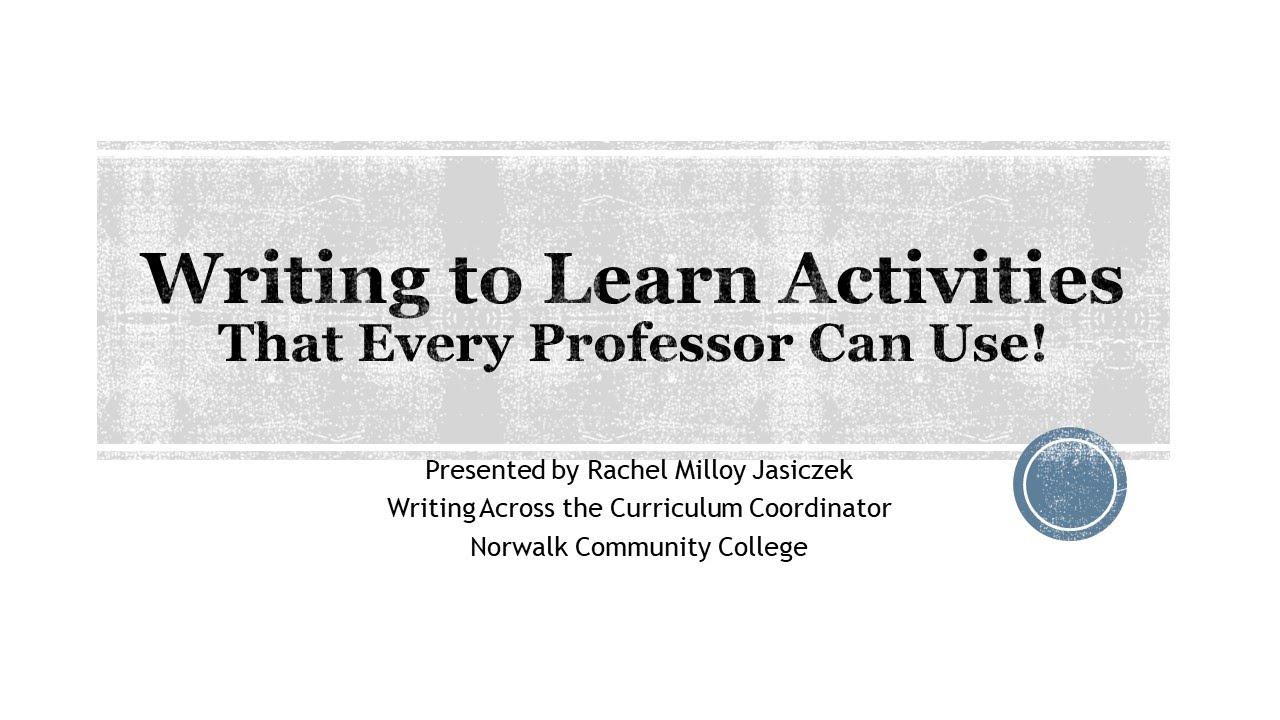 Writing To Learn Activities Any Professor Can Use YouTube writing-to-learn-activities-any-professor-can-use-youtube