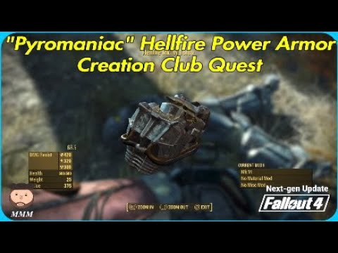 Pyromaniac Quest - Hellfire Power Armor - Fallout 4 - YouTube