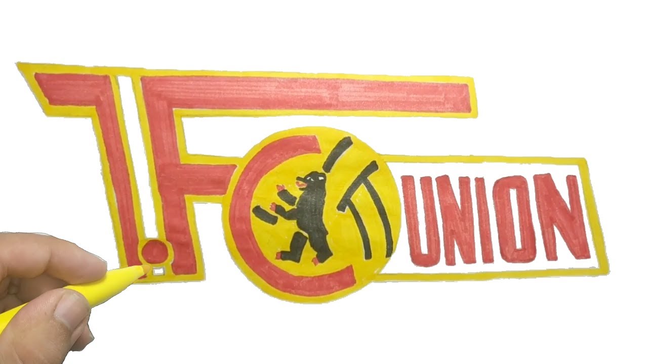 How to draw the logo of FC Union Berlin - YouTube