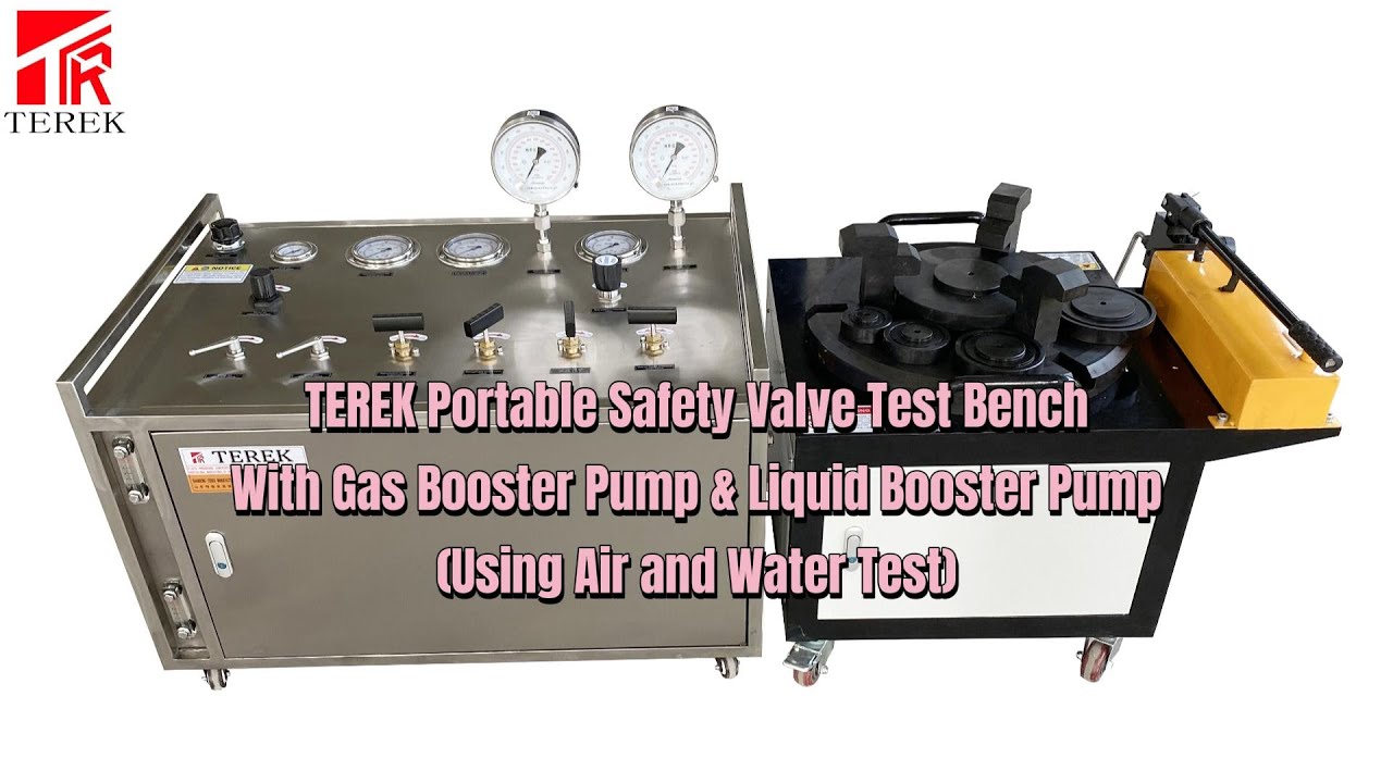 TEREK Portable Safety Relief Valve Test Bench Testing Fluid By Water Or ...