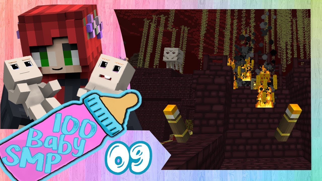 Minecraft: 100 Baby SMP - Episode 9 - Nether! - YouTube